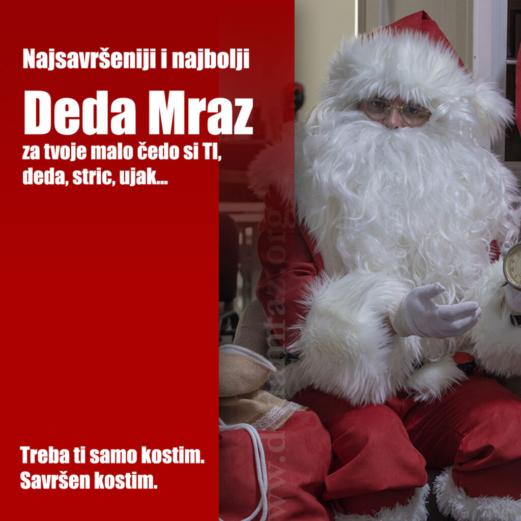Kostimi Deda Mraza – Iznajmite Deda Mraza
